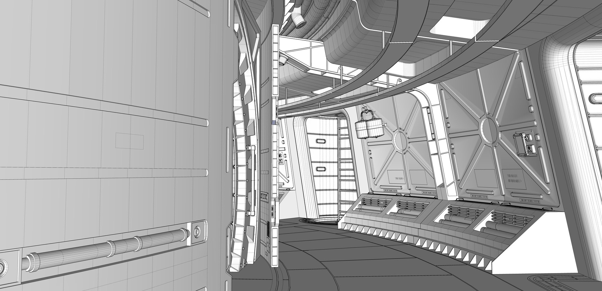 3D Jupiter 2 Command Center And Main Corridor Model - TurboSquid 1837457