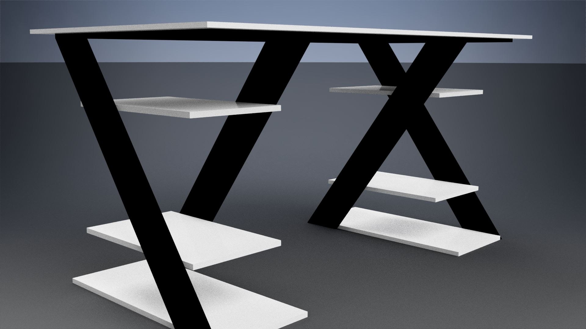 3D Assembly Meja Tipe-B - TurboSquid 2149140