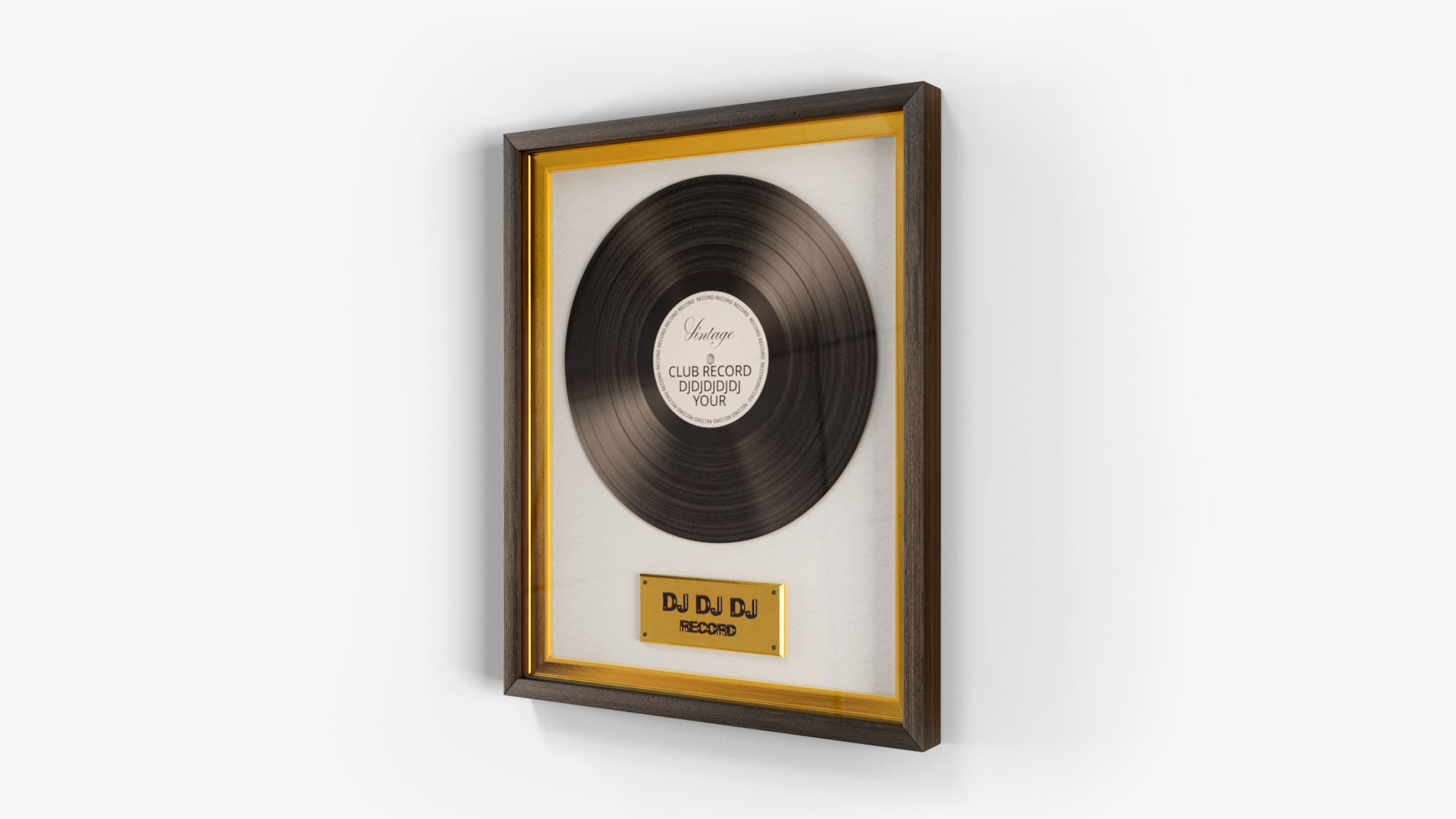 Gold Record 3D 3D - TurboSquid 2235114