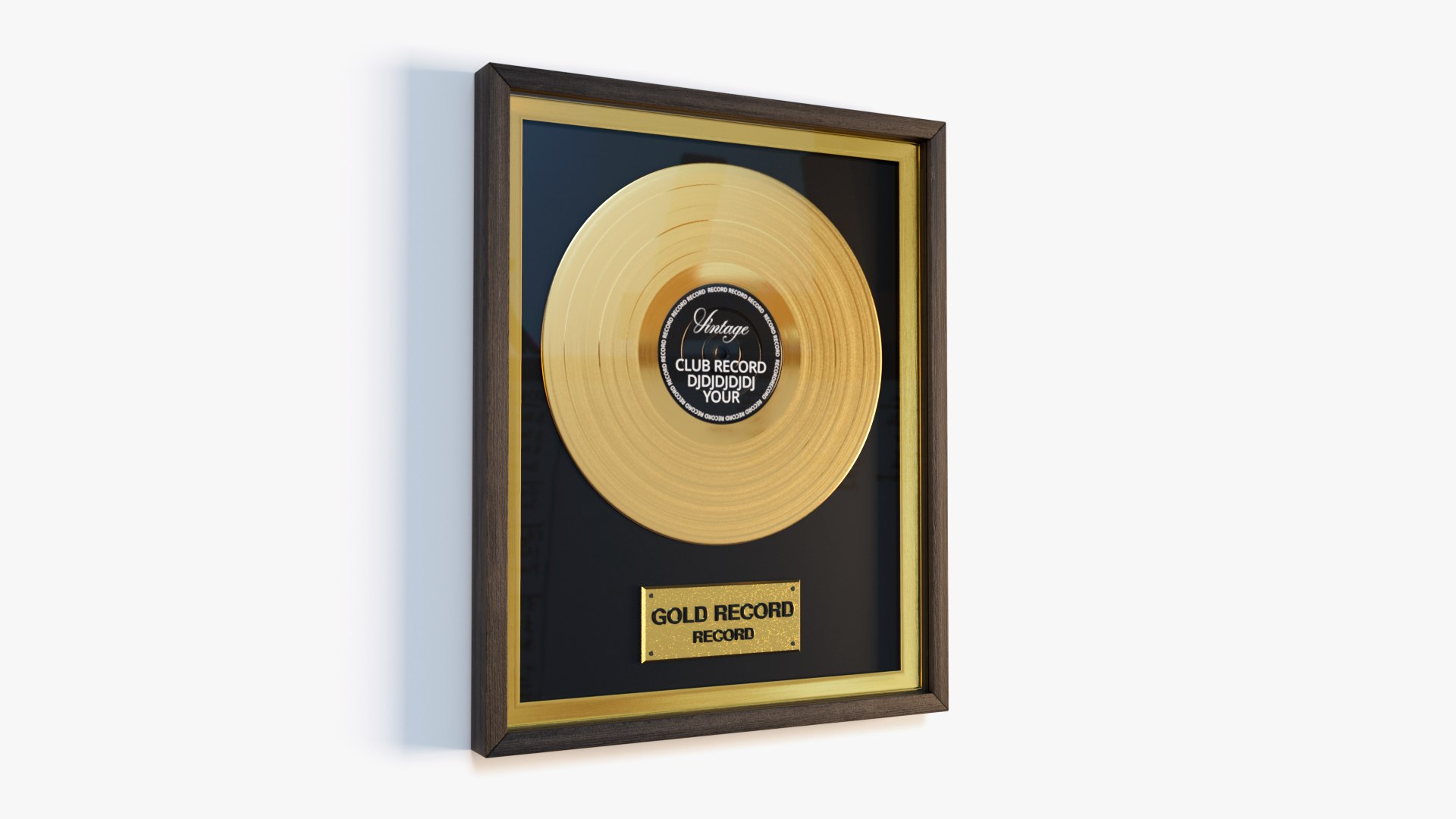 Gold Record 3D 3D - TurboSquid 2235114