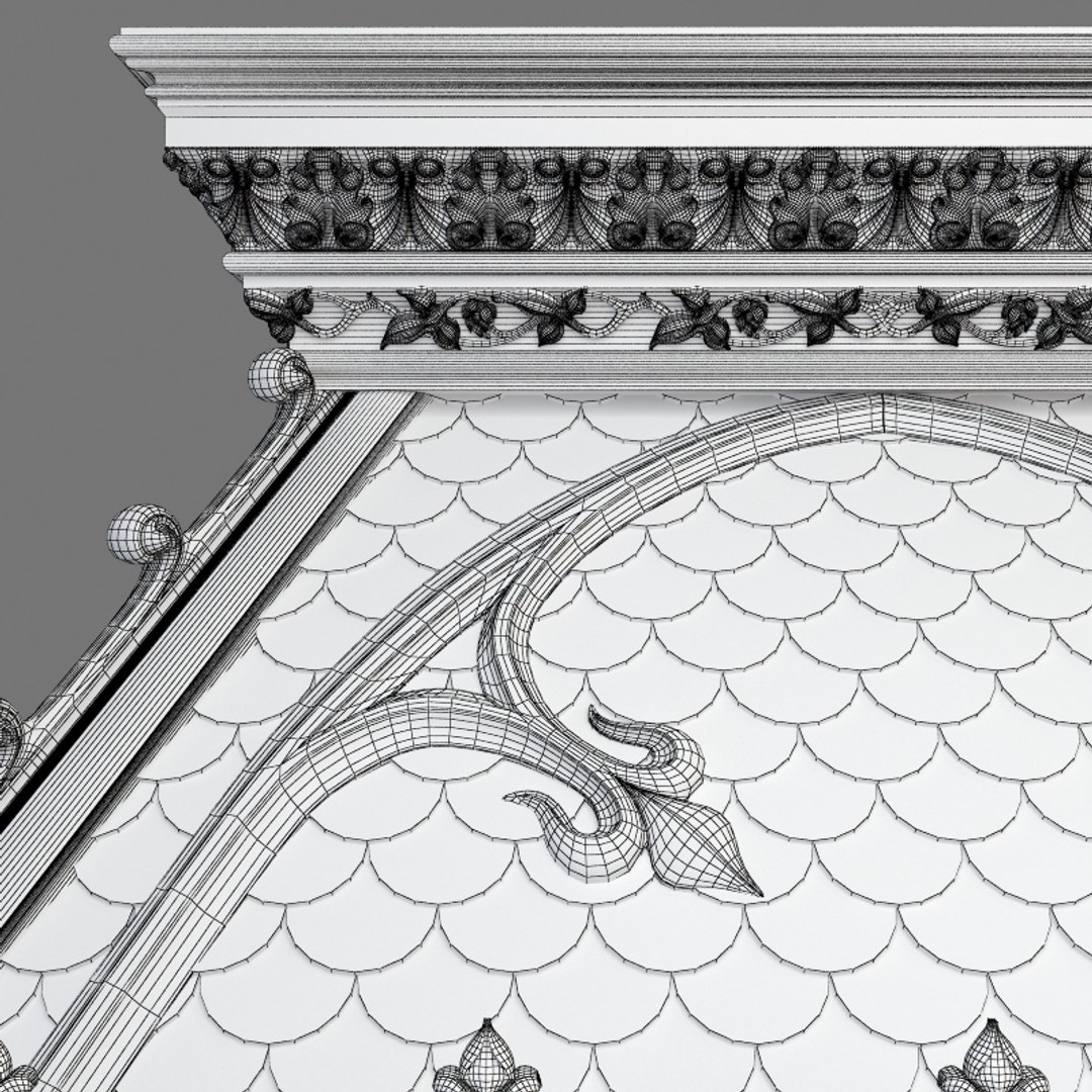 Fireplace Cnc Decoration 3d Max