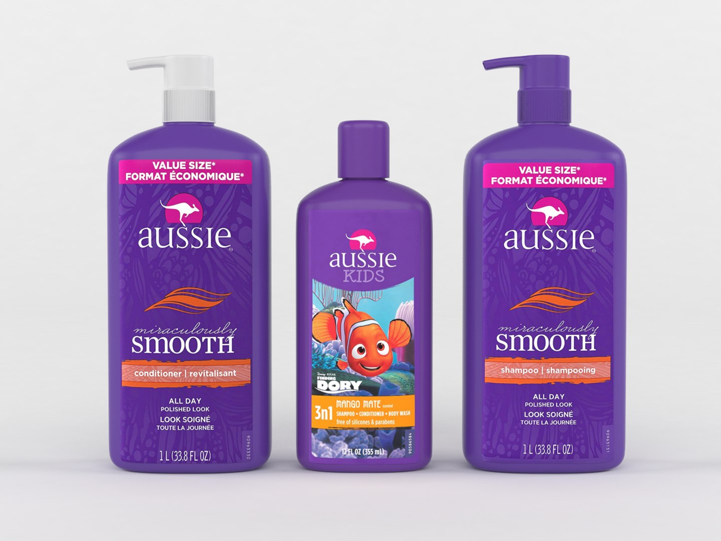 Aussie Shampoo Conditioner 3D Model - TurboSquid 1382330