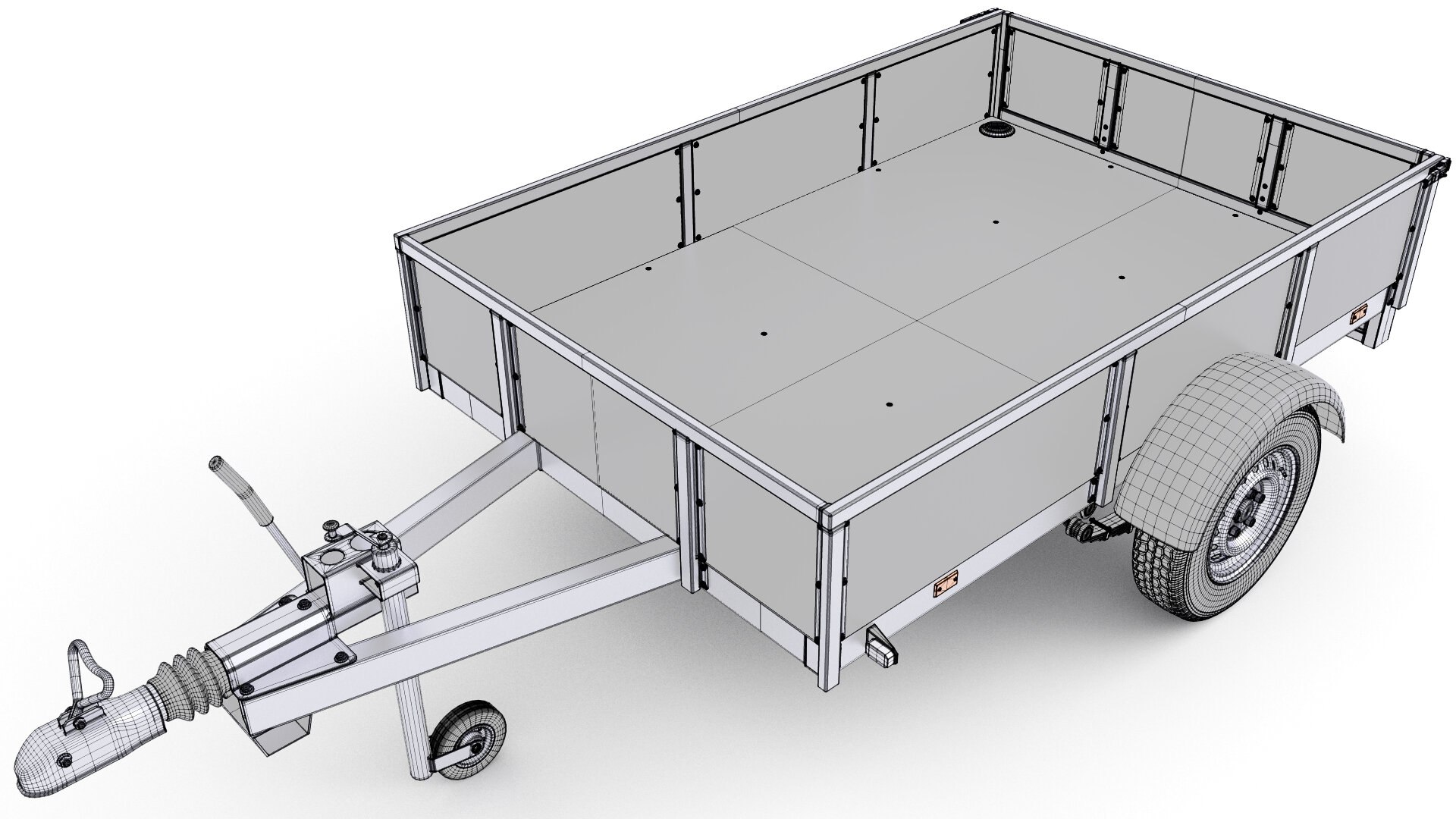 Realistic Trailer 3D Model - TurboSquid 1594979