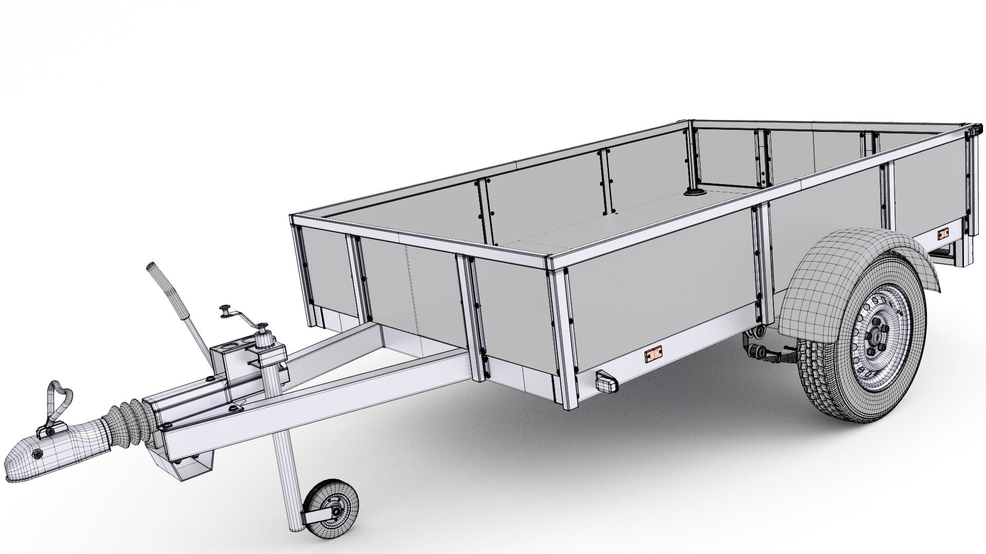 Realistic Trailer 3D Model - TurboSquid 1594979