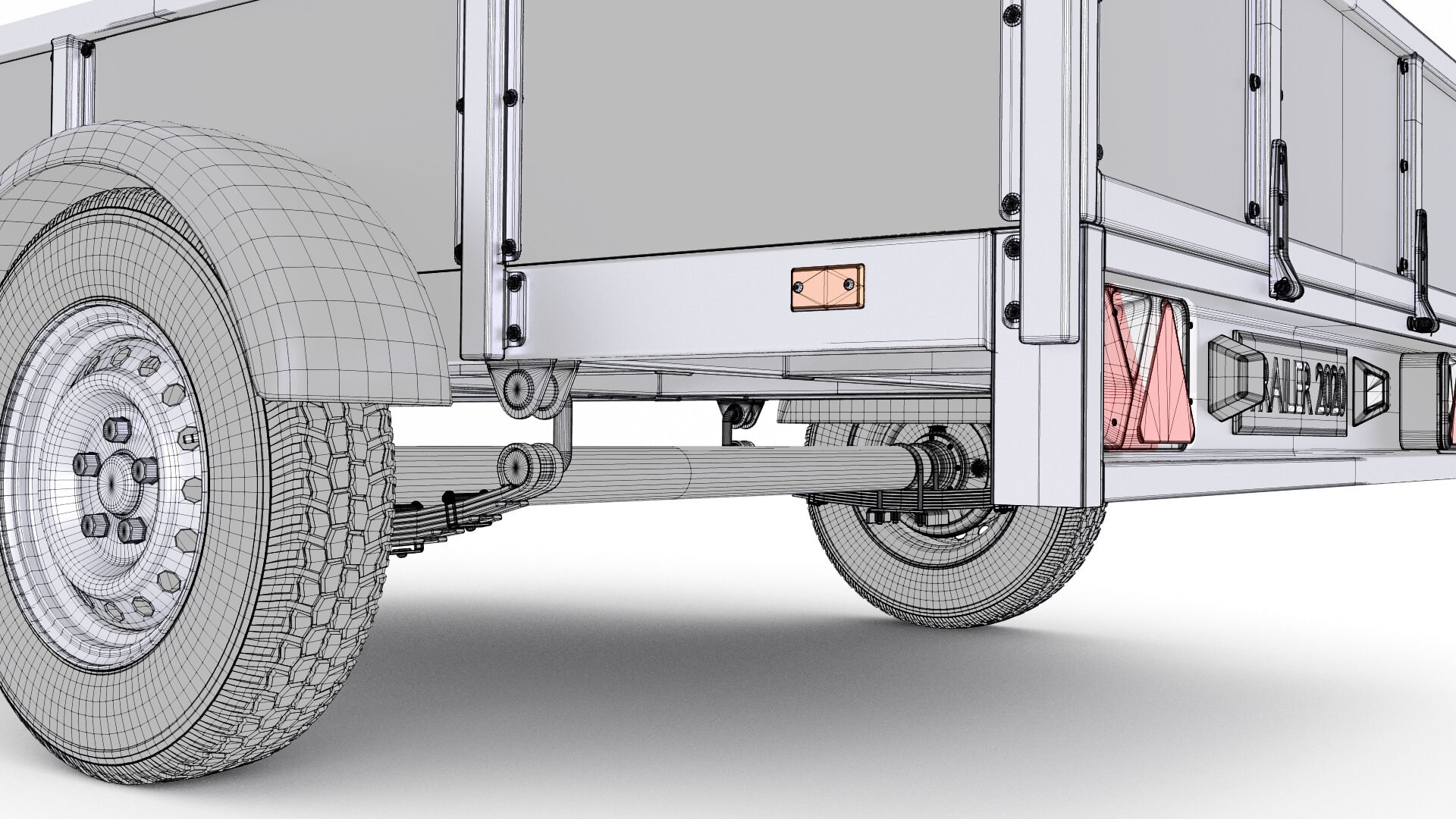 Realistic Trailer 3D Model - TurboSquid 1594979