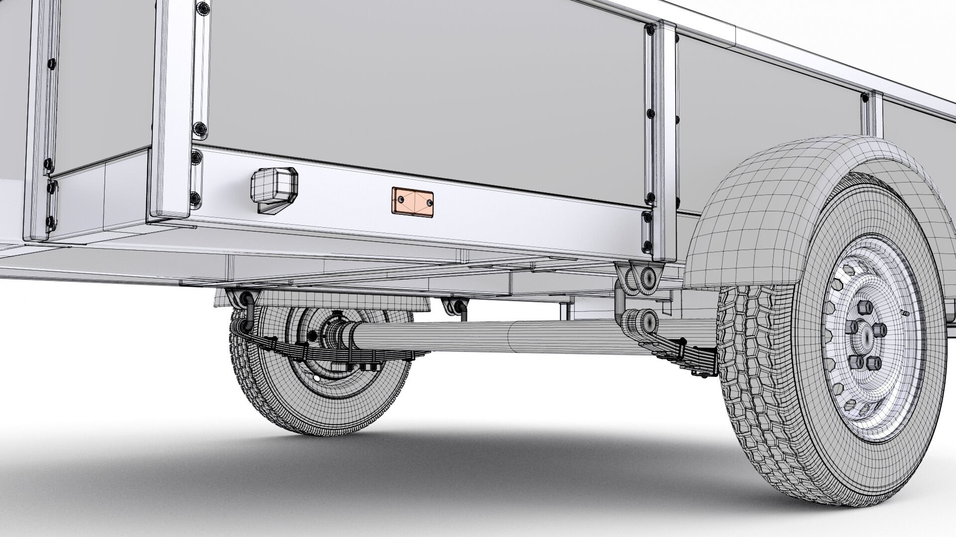Realistic trailer 3D model - TurboSquid 1594979
