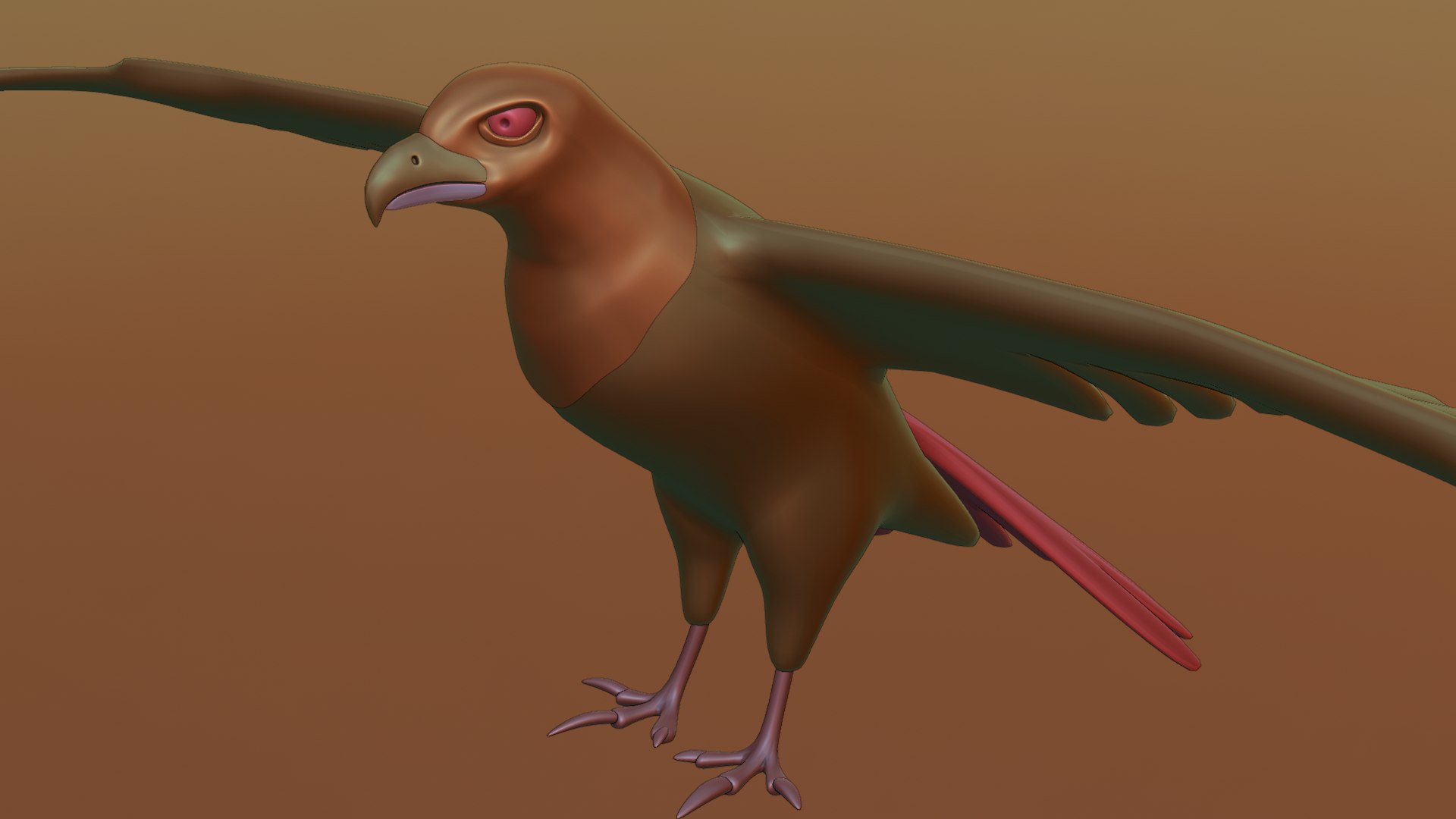 Eagle 3d Model With NPR Shading 3D - TurboSquid 1793405