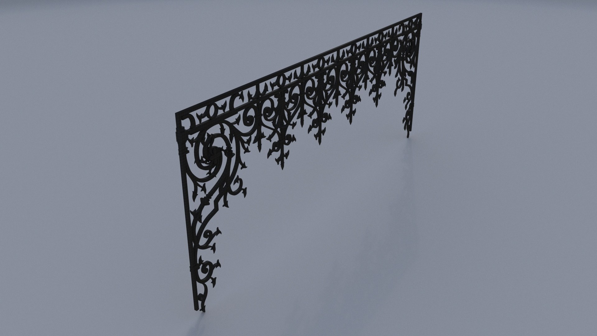 Ornament Building Fence 3D Model - TurboSquid 2312860