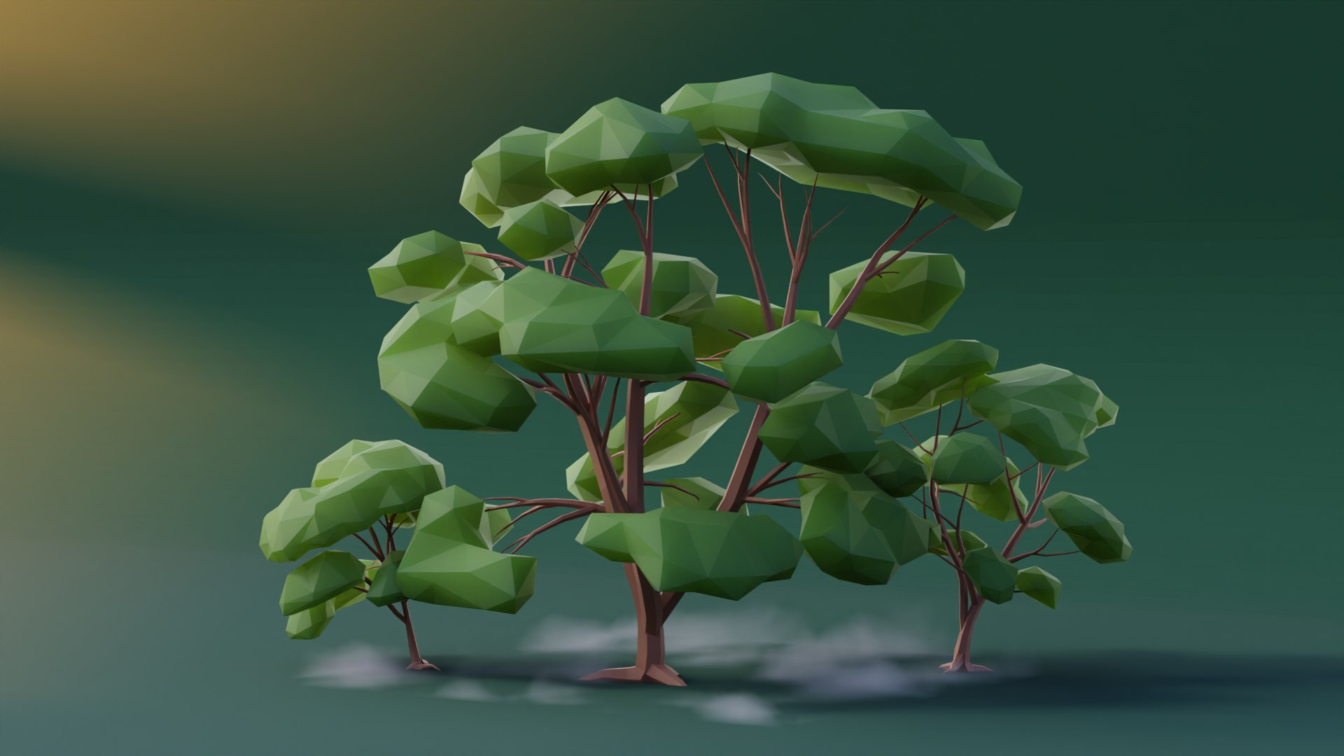 3D Low Poly Trees Model - TurboSquid 2390793