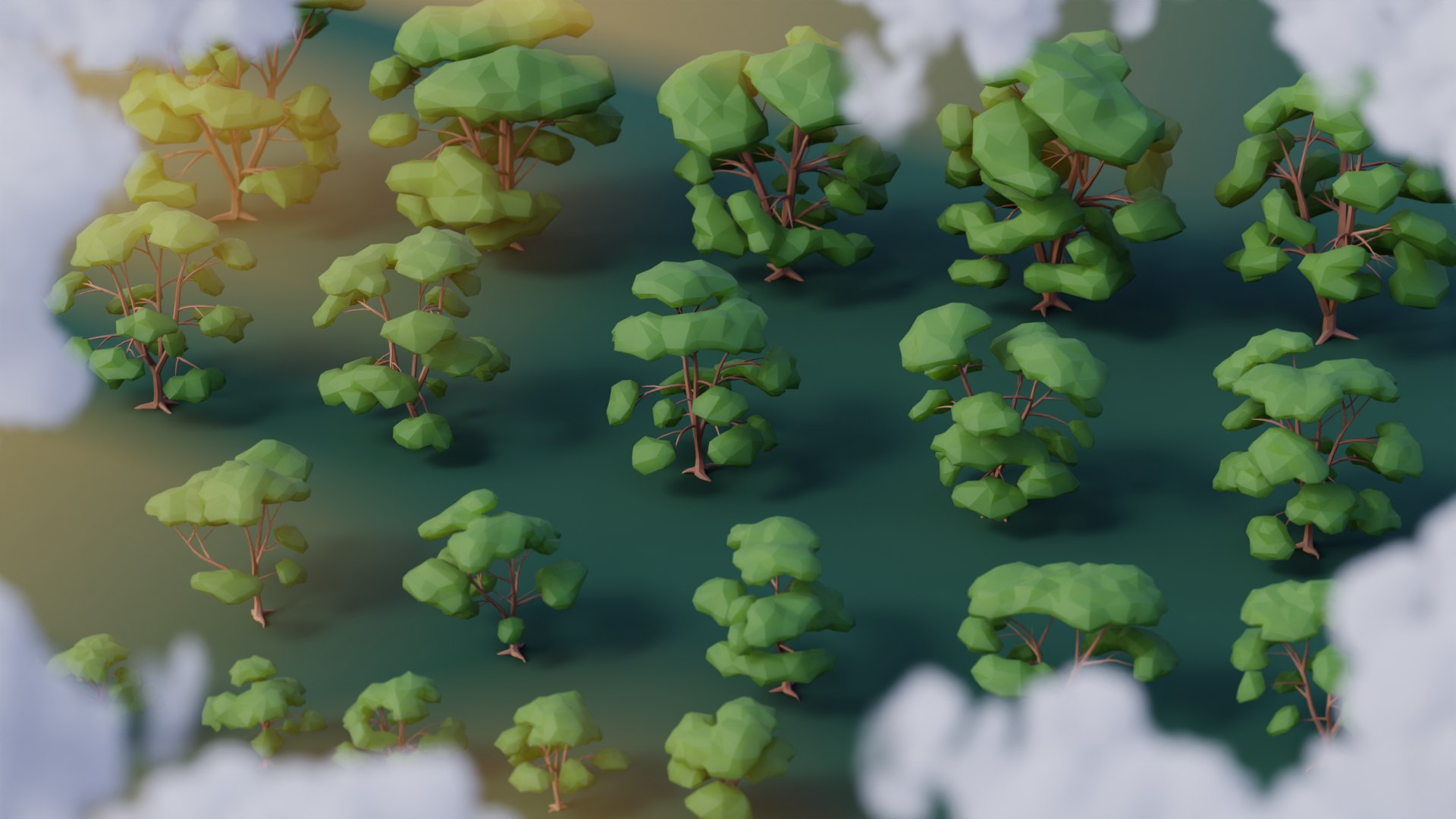 3D Low Poly Trees Model - TurboSquid 2390793