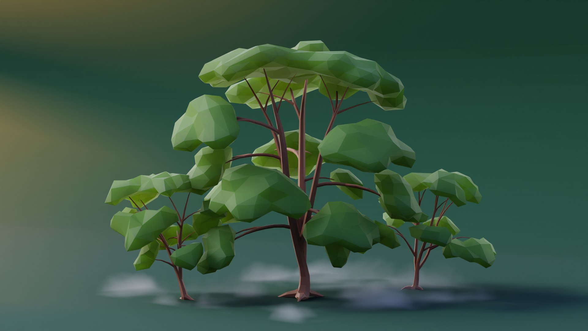3D Low Poly Trees Model - TurboSquid 2390793