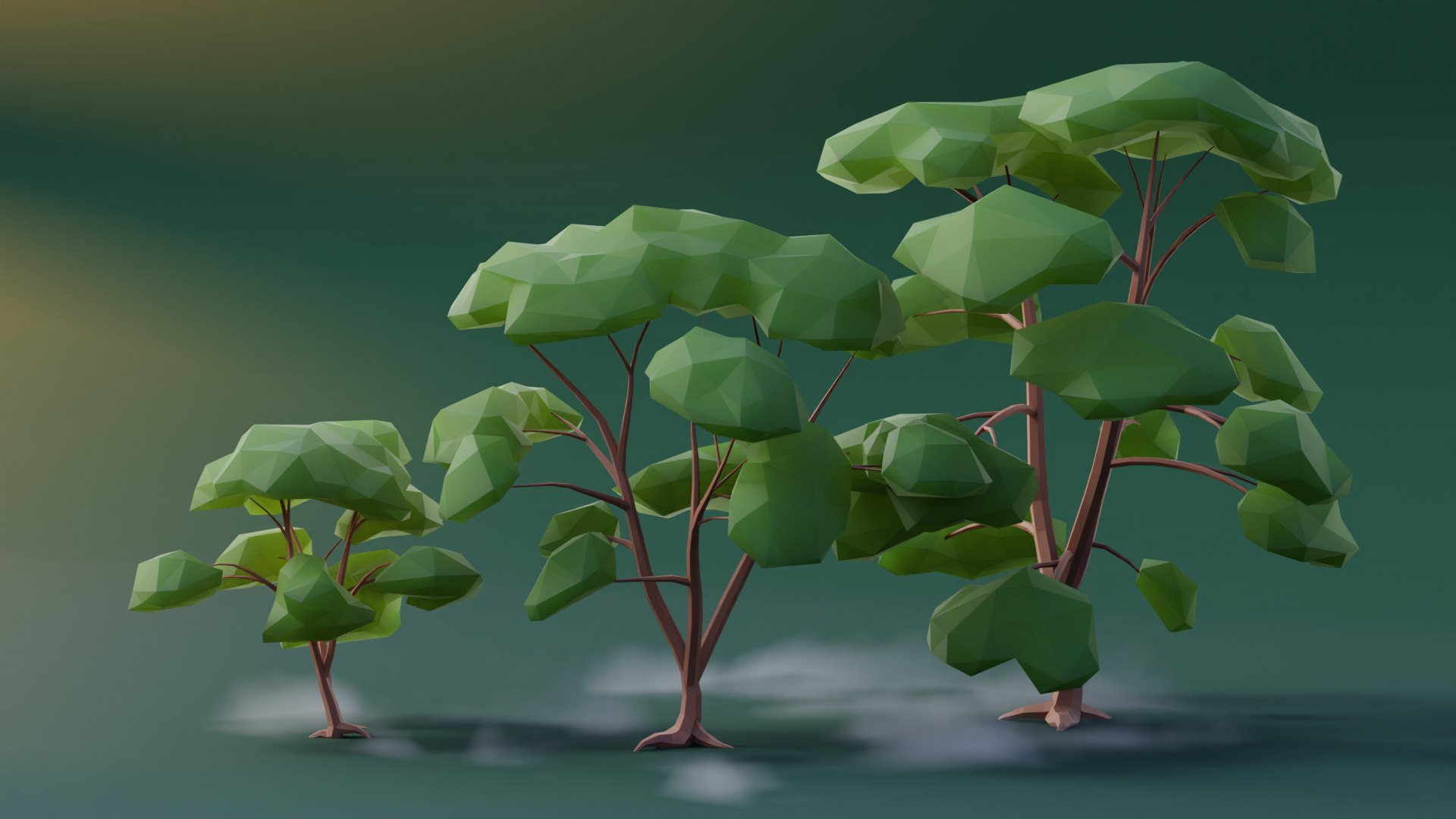 3D Low Poly Trees Model - TurboSquid 2390793