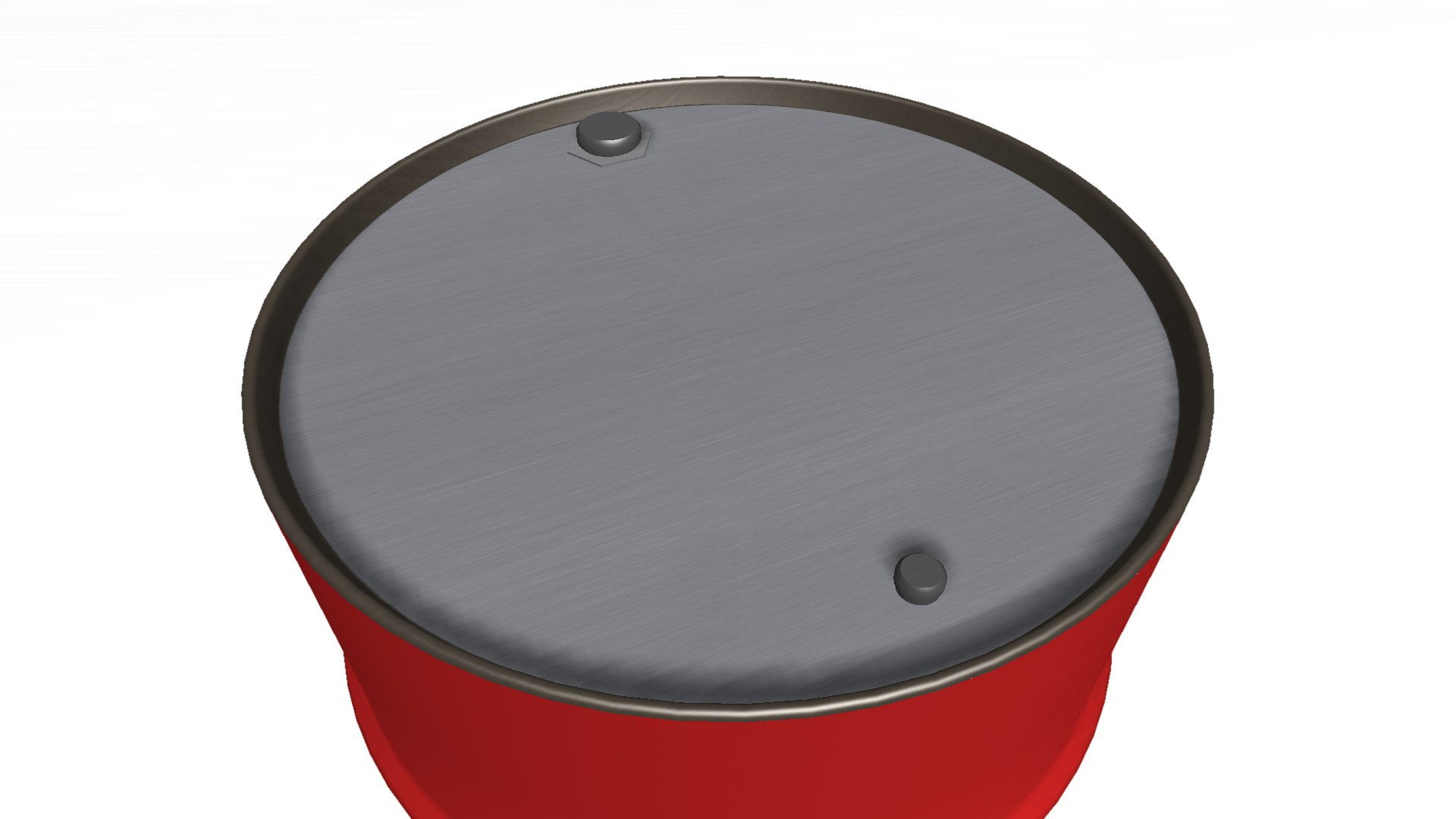 Metal Barrel - Airfield Border Sign 3D Model - TurboSquid 2182308