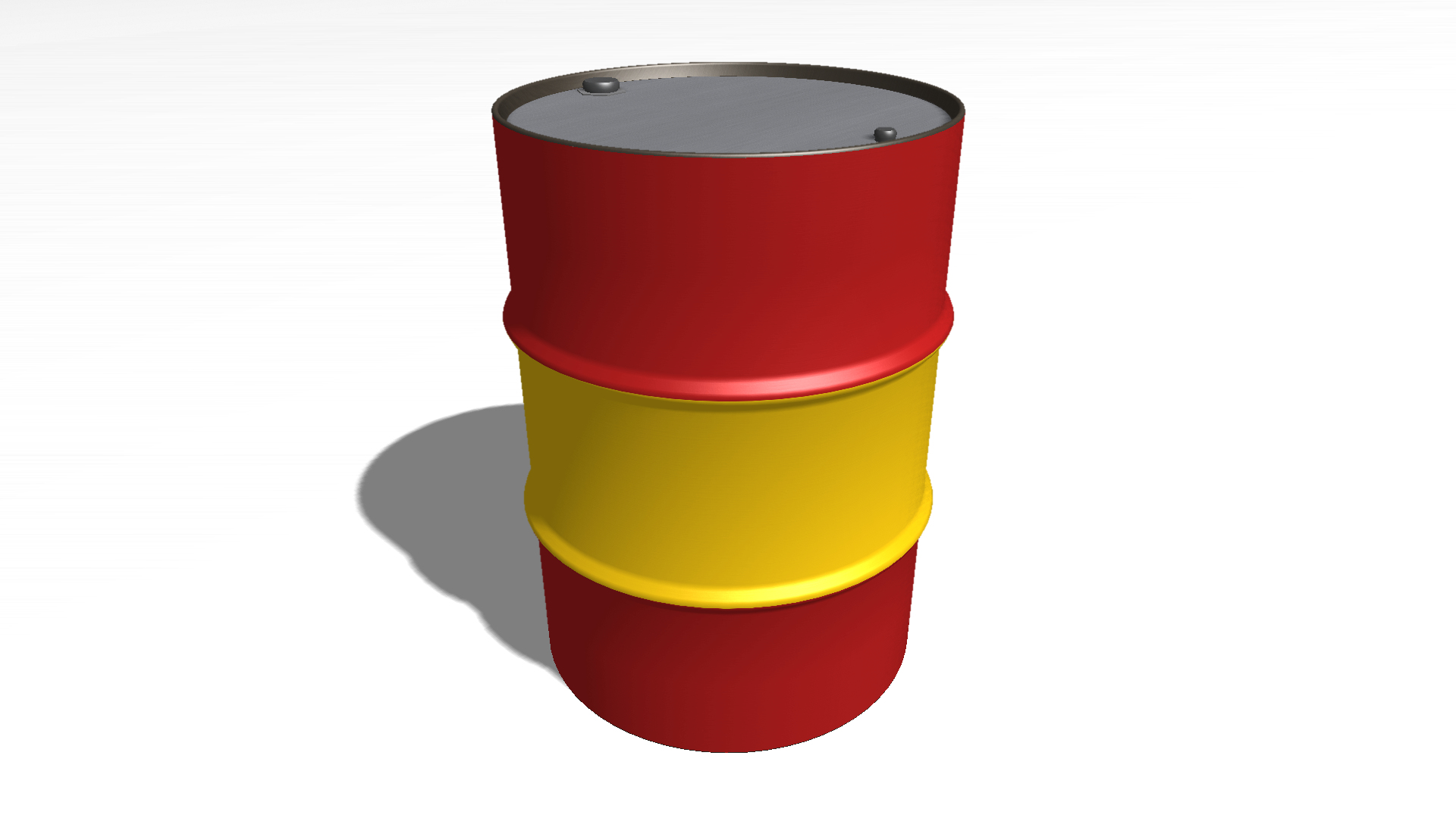 Metal Barrel - Airfield Border Sign 3D Model - TurboSquid 2182308