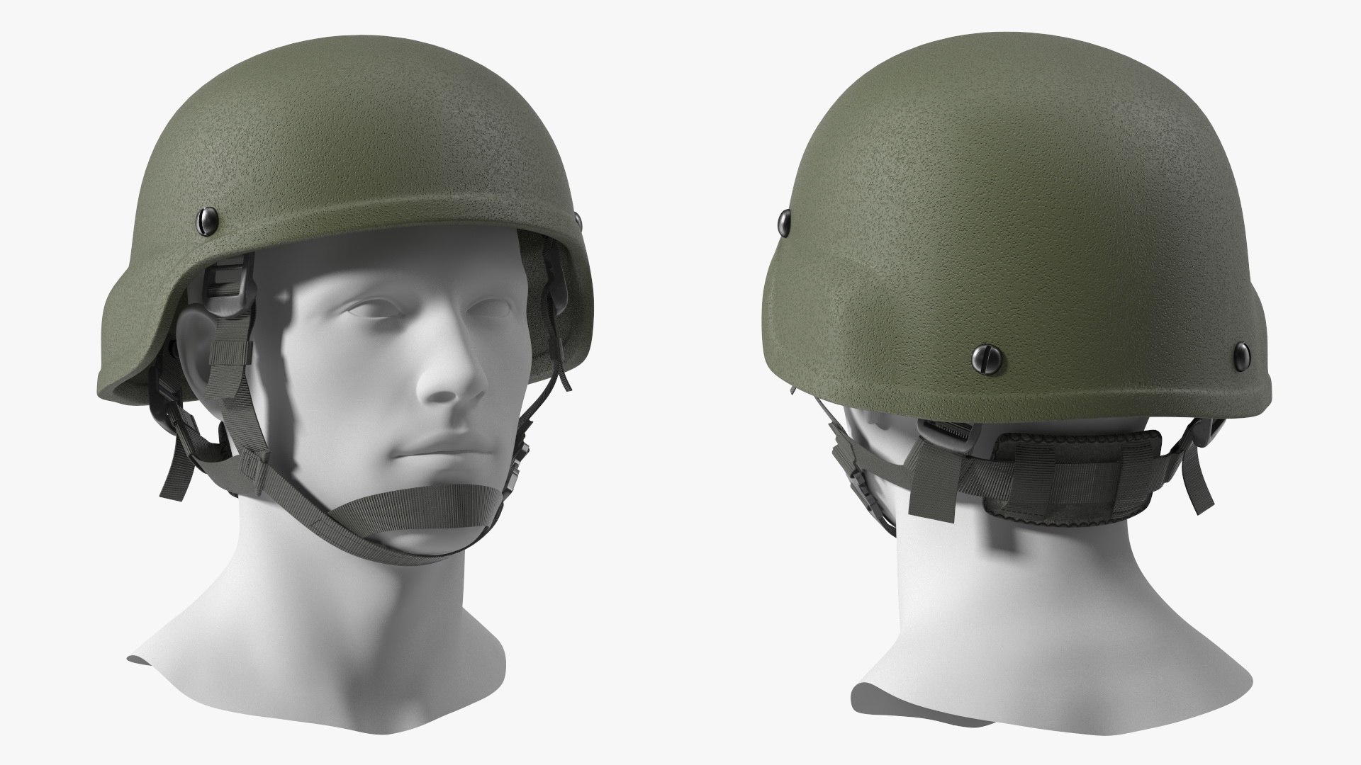 Soldier Enhanced Combat Helmet Green Model - TurboSquid 2051627
