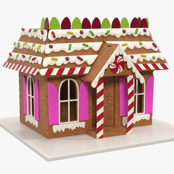 Gingerbread House 3D Models for Download | TurboSquid