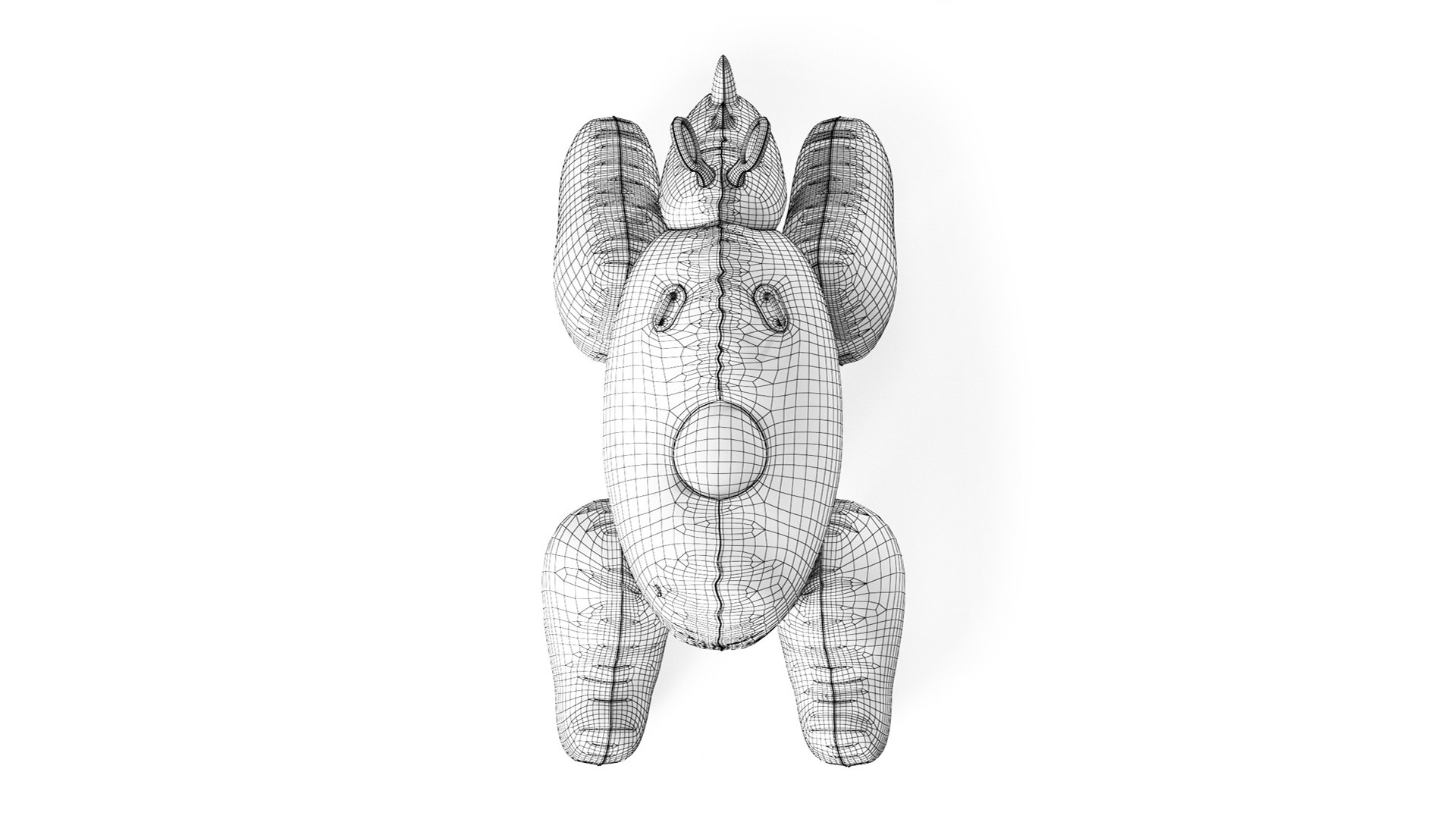 Inflatable Rhino Pop Art 3D Model - TurboSquid 1716727