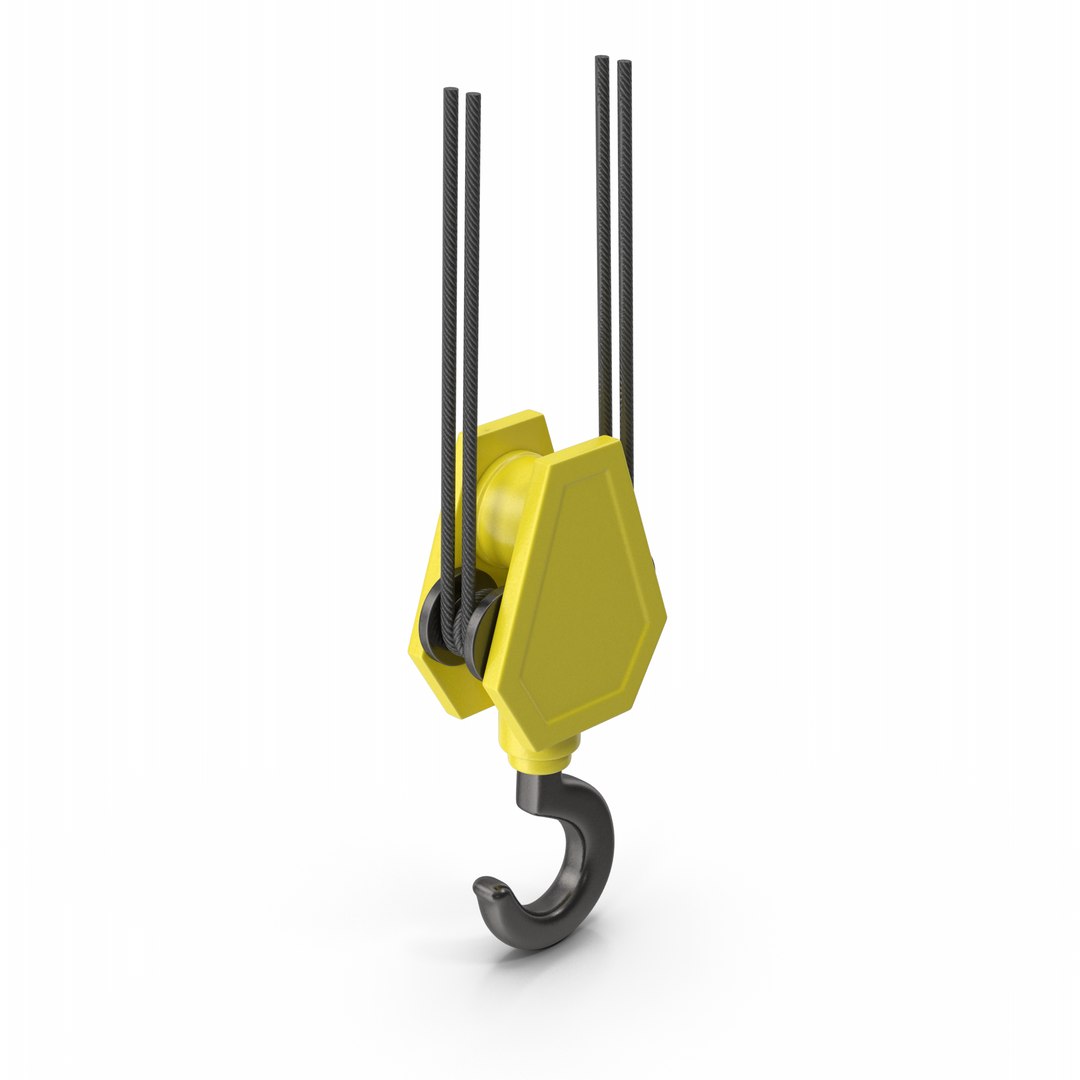 Crane Hook Lifting Industrial Materials 3D Model - TurboSquid 2233525