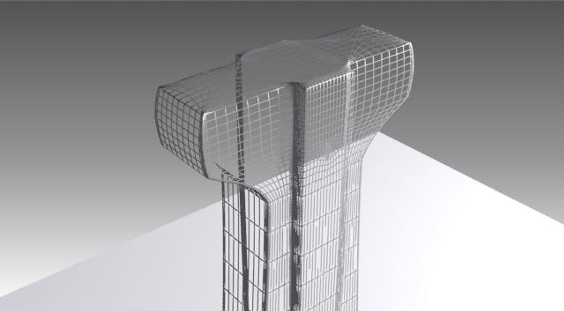 concrete columns big 3d 3ds