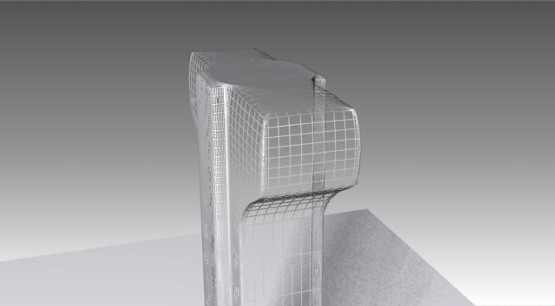 concrete columns big 3d 3ds