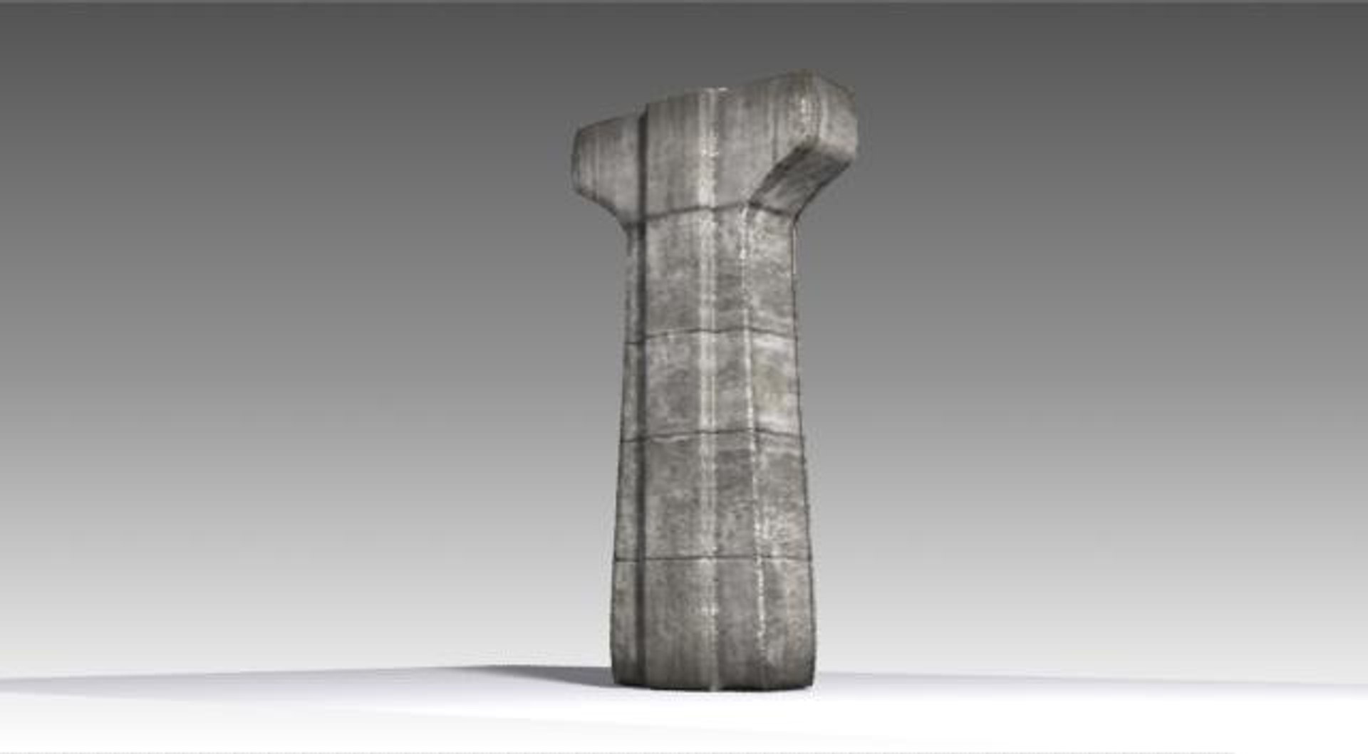 concrete columns big 3d 3ds