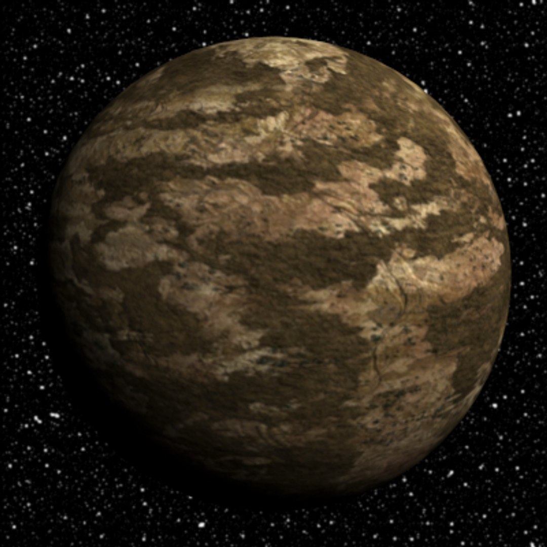 24 Alien Planets 3d Model