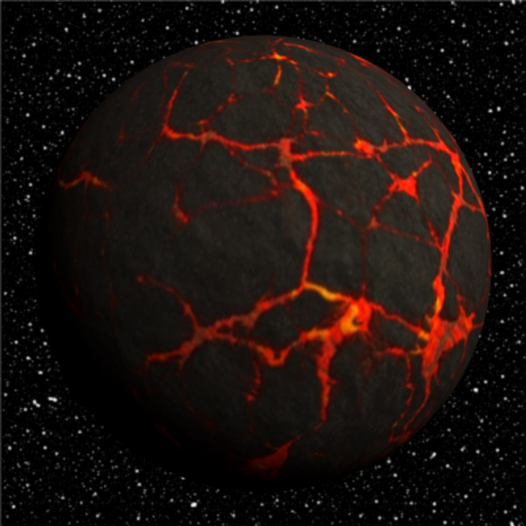 24 Alien Planets 3d Model