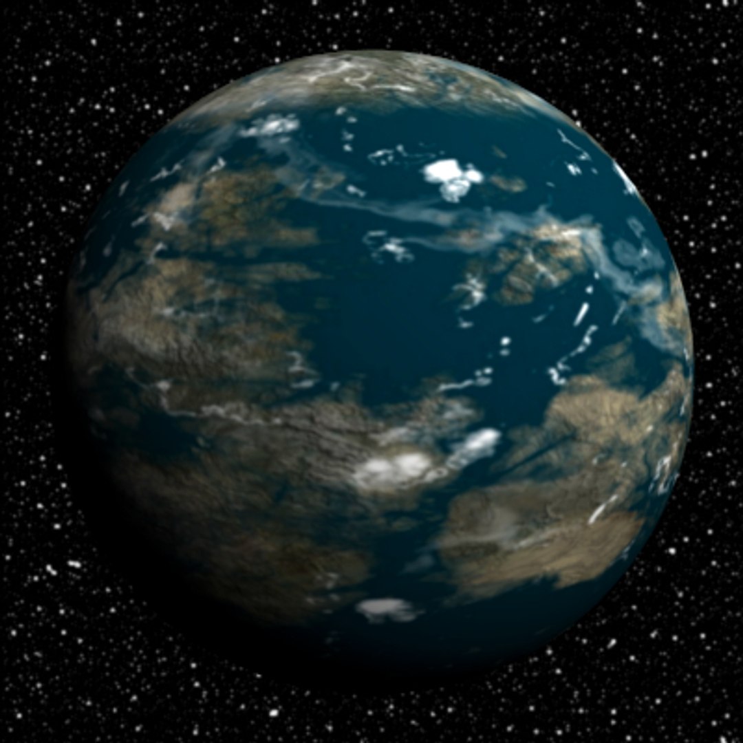 24 Alien Planets 3d Model