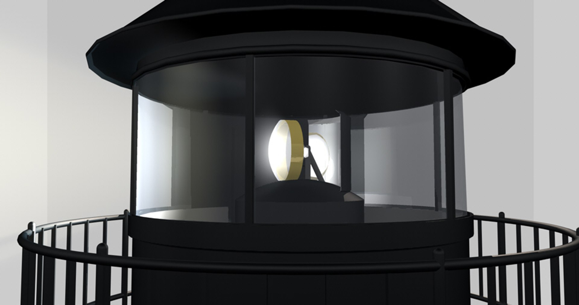 Hams Bluff Lighthouse 3d Model