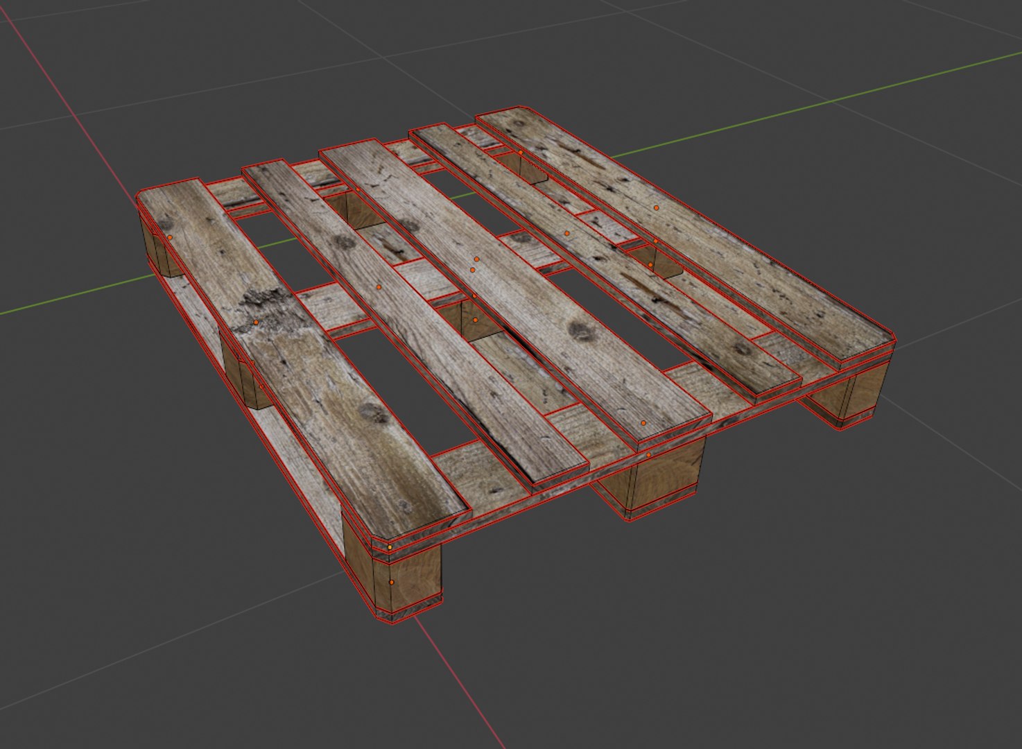 Wooden Pallet 3D Model - TurboSquid 2278641