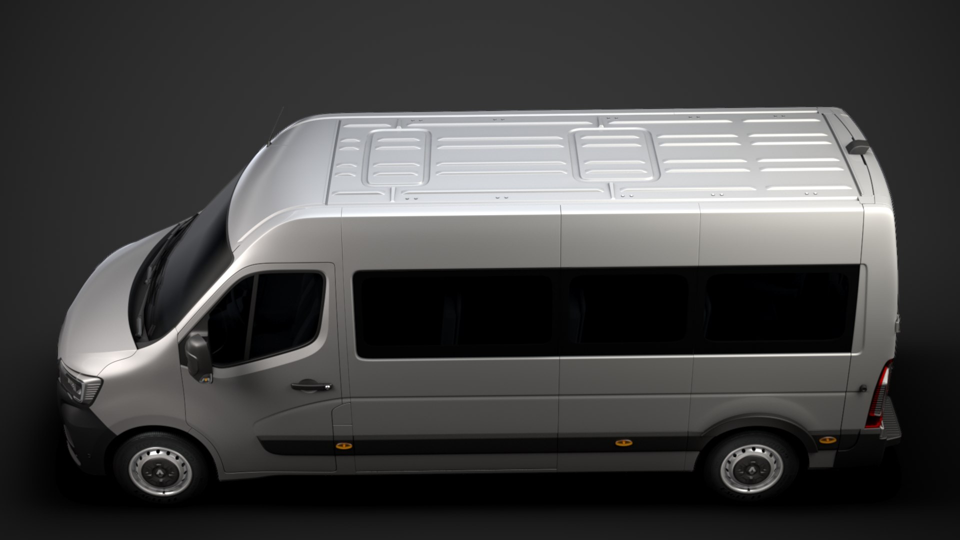 3D renault master l3h2 minibus - TurboSquid 1499487