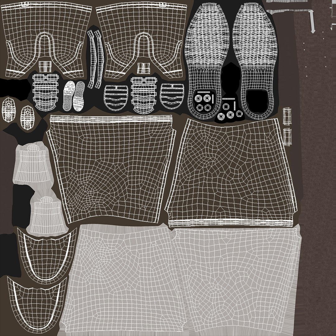 3D Waterproof Hip Waders - TurboSquid 1818369