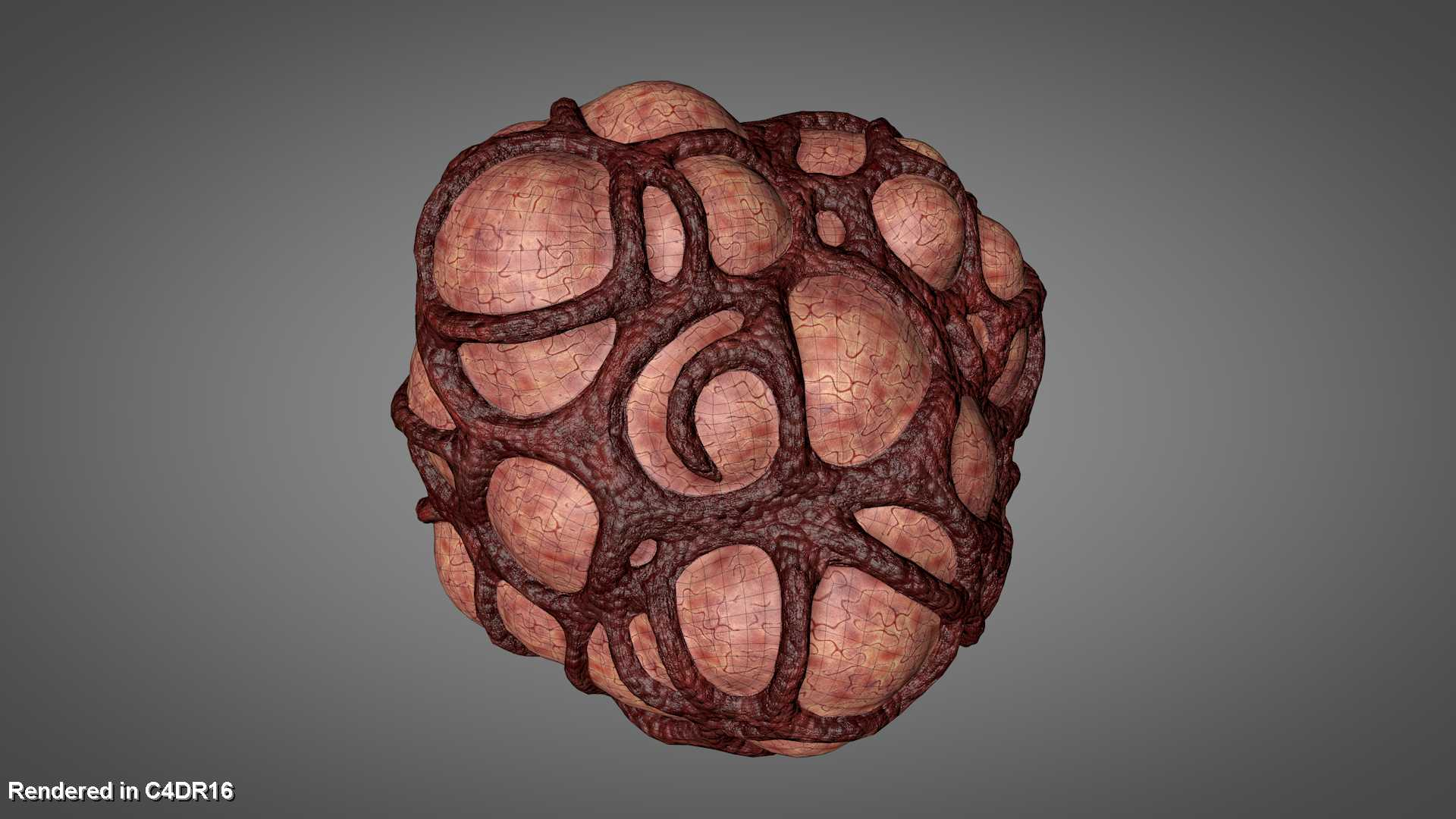 3D Organic Cell Cluster Structure - TurboSquid 1877301