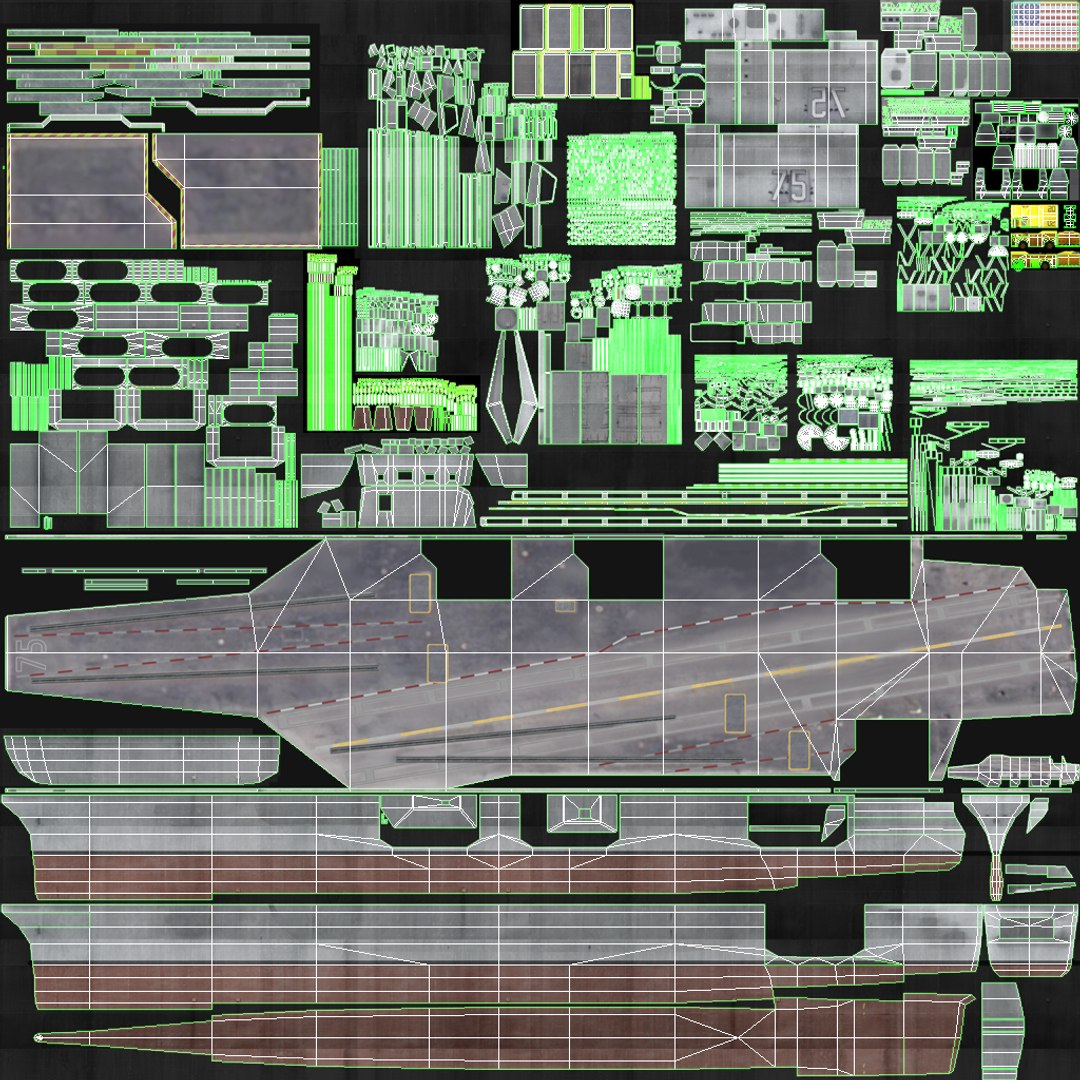 Uss Harry S Truman 3d Max