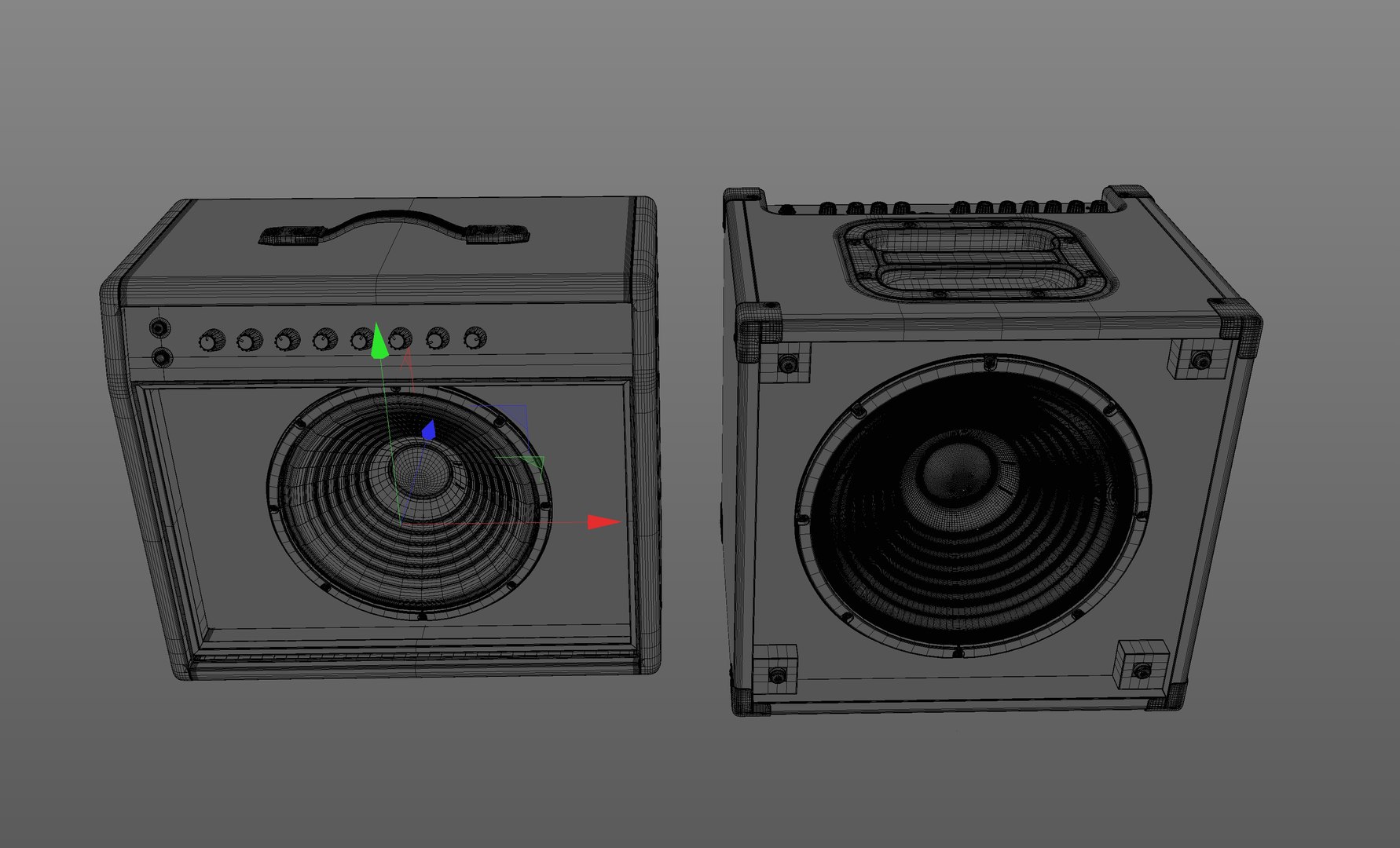 3D Two Amplifiers Model - TurboSquid 2228204