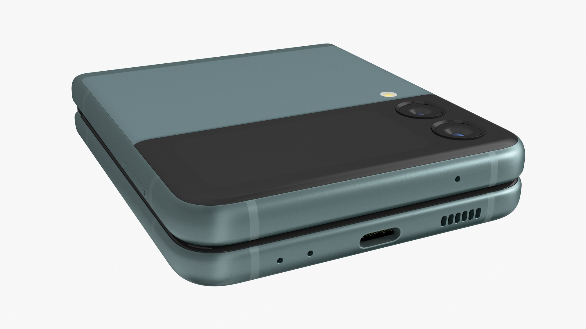 3D Samsung Galaxy Z Flip 3 Green Animated - TurboSquid 1772570