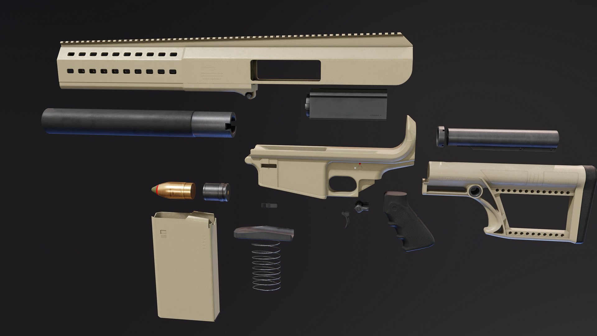 3D Barrett SSRS Model - TurboSquid 2341653