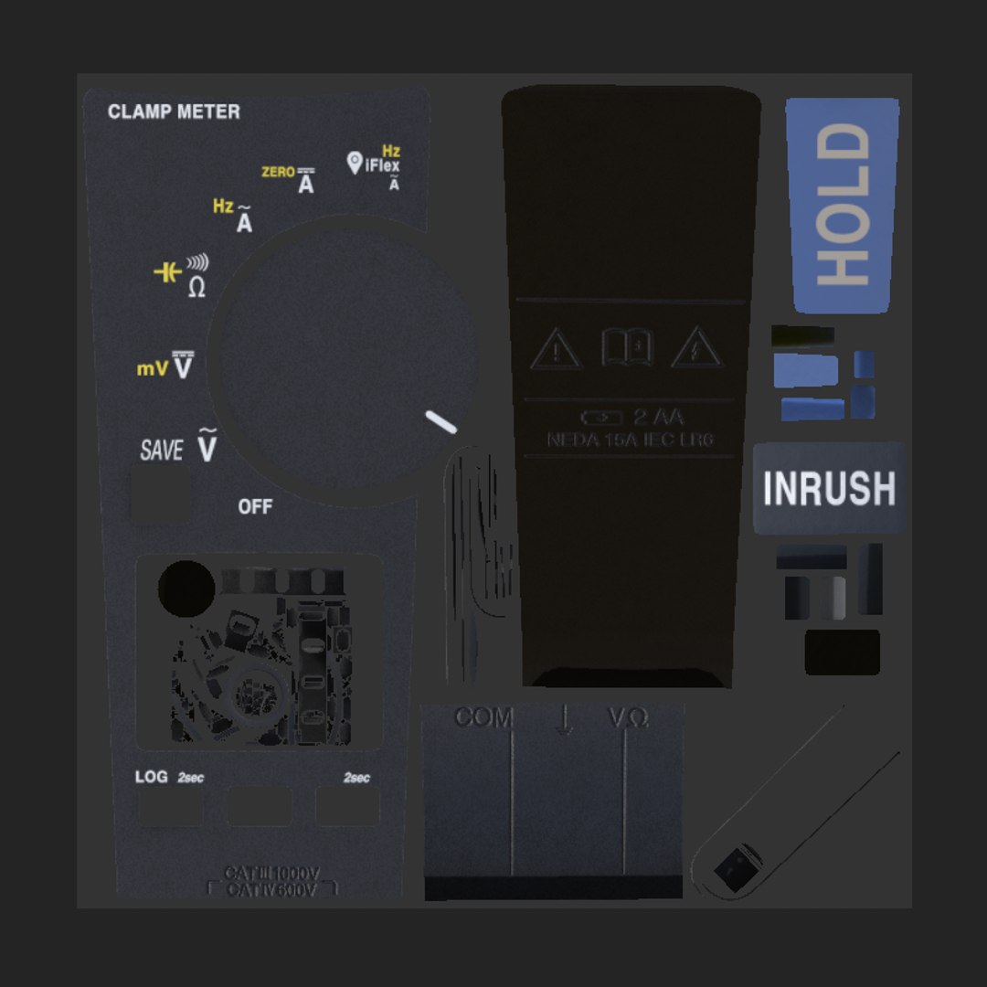 ClampMeter 3D Model - TurboSquid 2068292