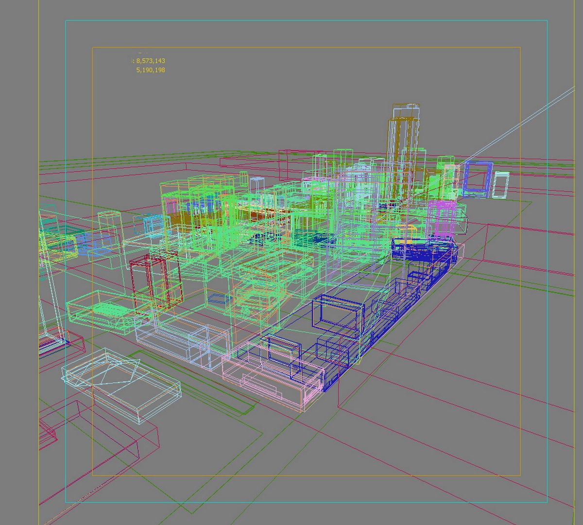 Cityscape Scene 3d Model