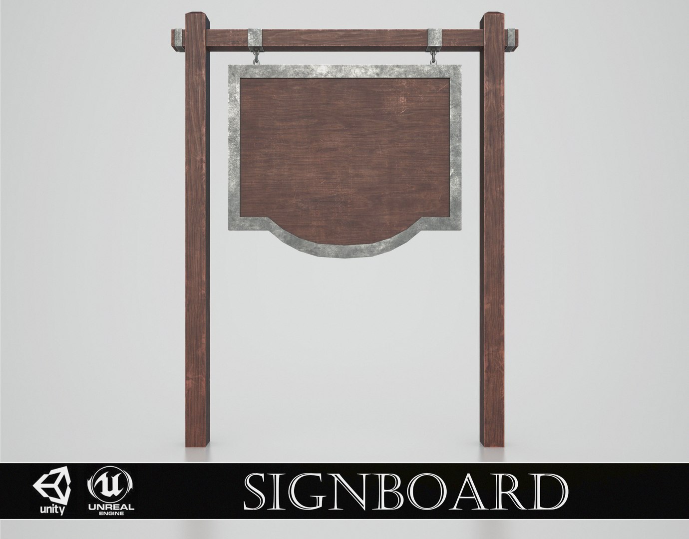 3D Medieval Signboard V4 - TurboSquid 1781940