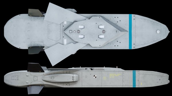 modelo 3d Taurus KEPD 350 PBR gris misil - TurboSquid 2266070