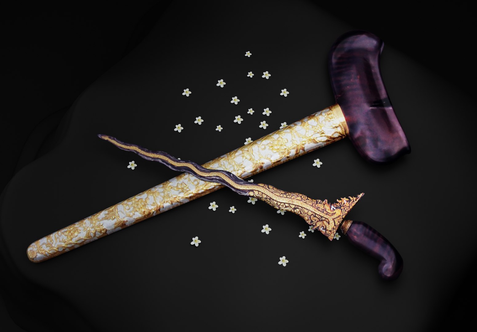 3D Traditional Keris Weapon Model - TurboSquid 2257938