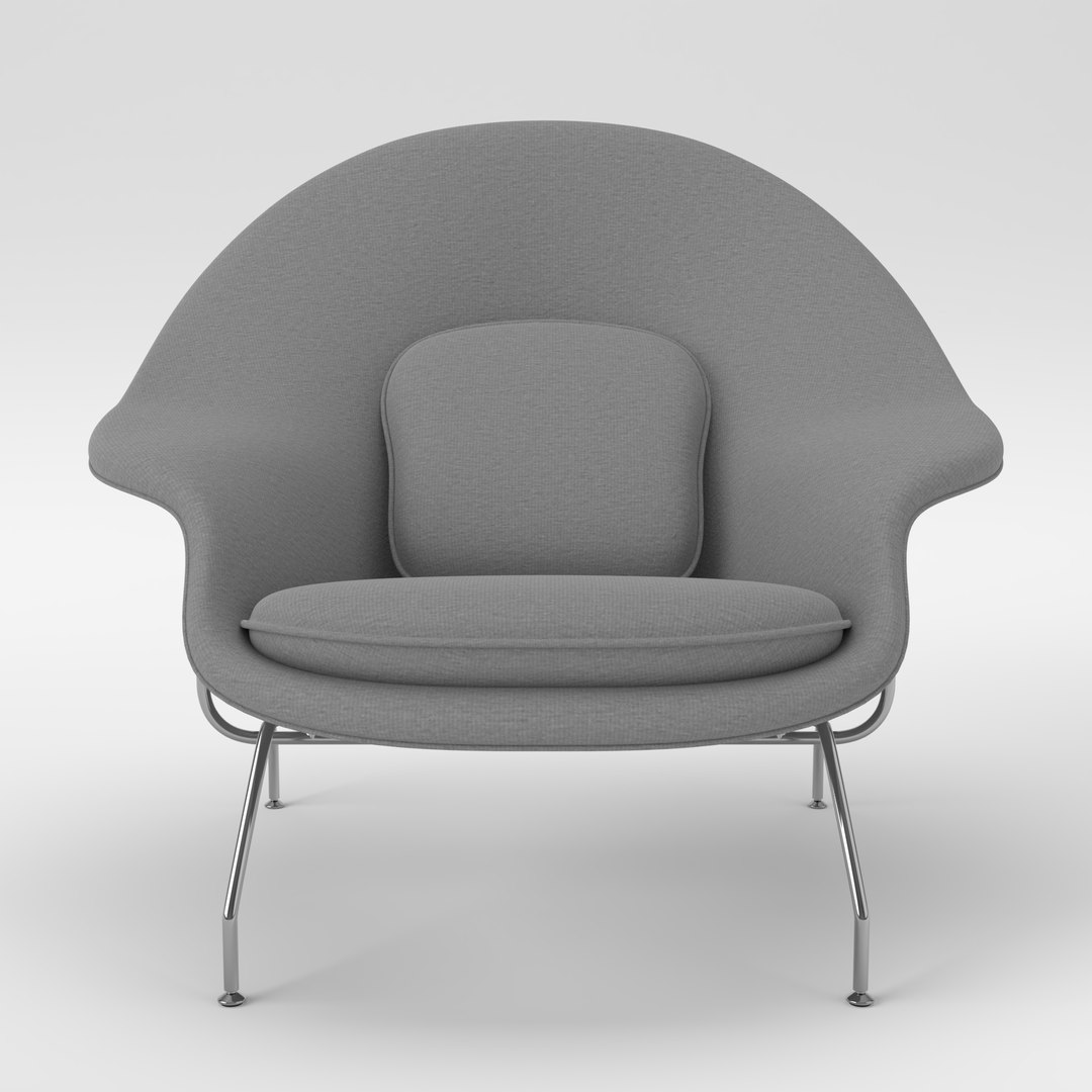Womb chair 3D model - TurboSquid 1410179