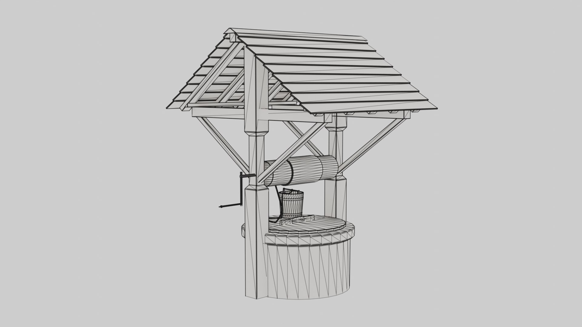 Water Well 3D Model - TurboSquid 2110861