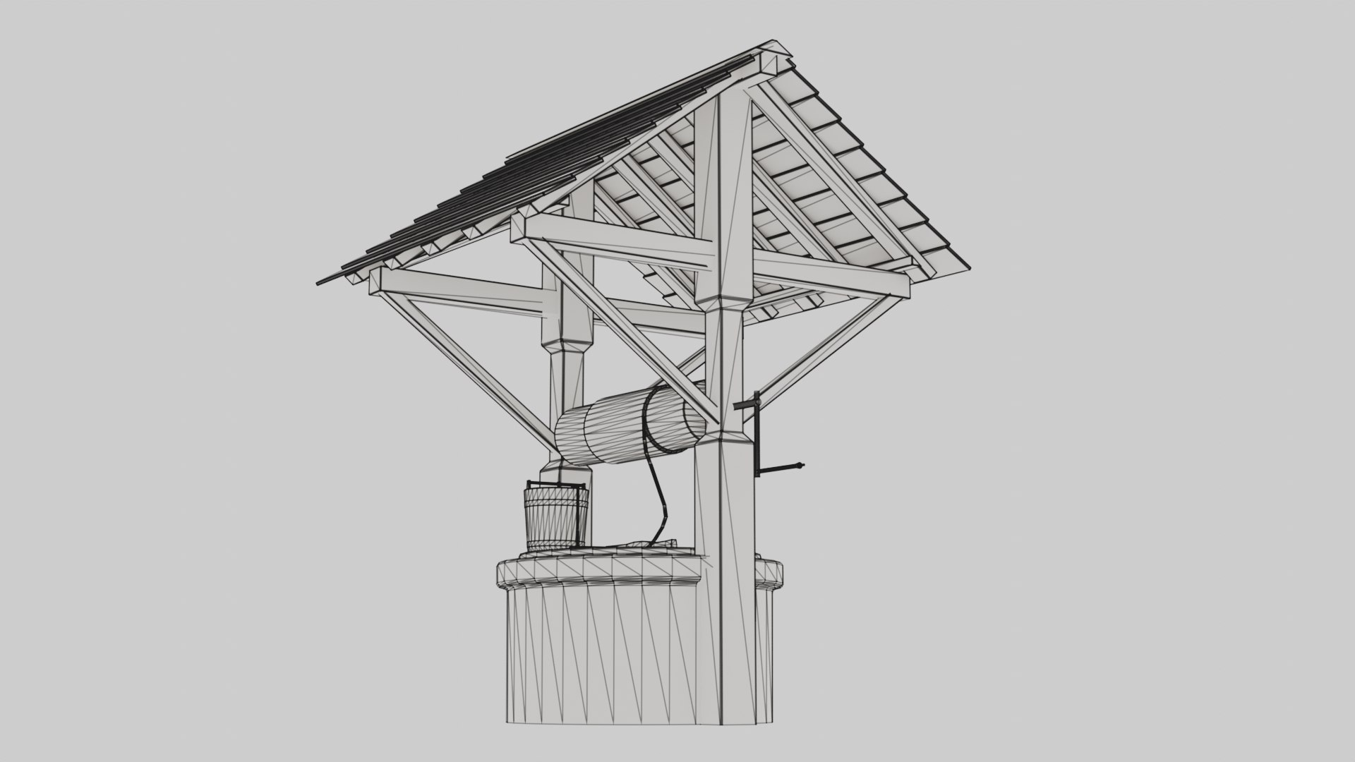 Water Well 3D Model - TurboSquid 2110861