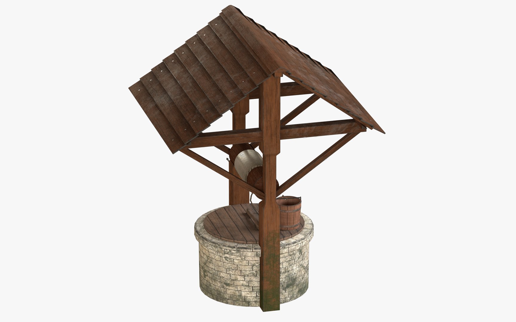 Water Well 3D Model - TurboSquid 2110861