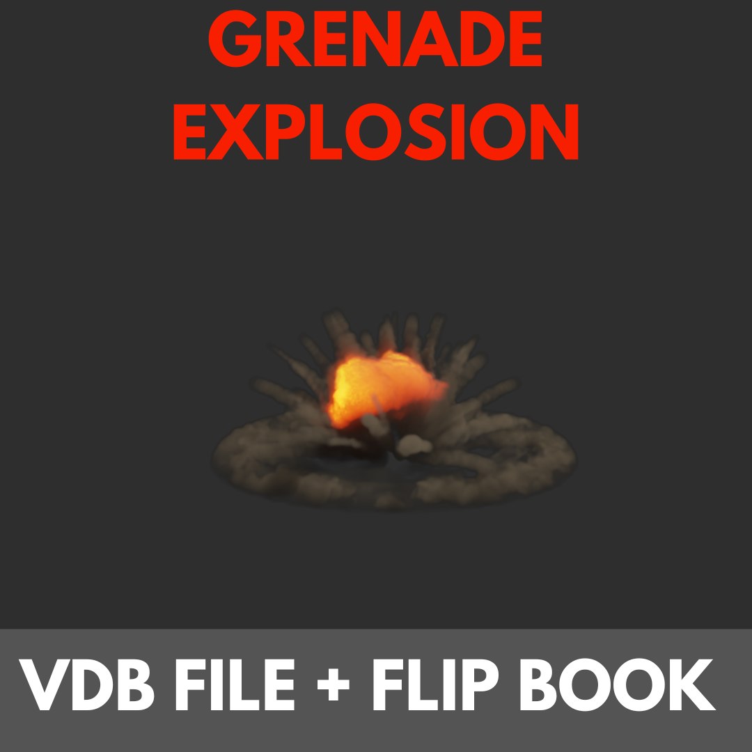 Grenade Explosion Model - TurboSquid 2097091