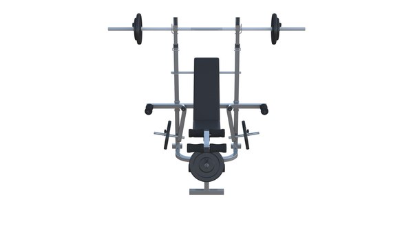 3D bench press - TurboSquid 1668724