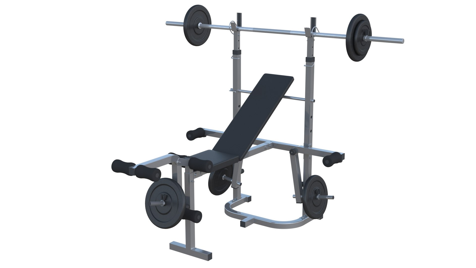 3D Bench Press - TurboSquid 1668724