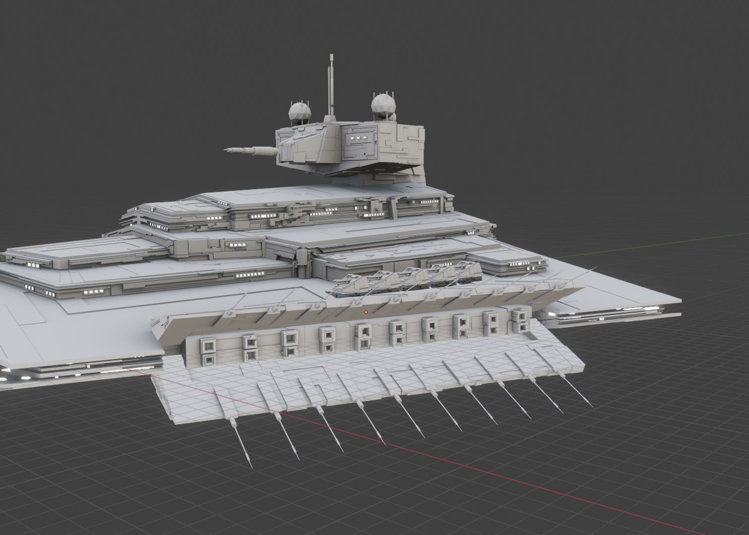 Free 3D Victory Class I Star Destroyer Model - TurboSquid 2165349